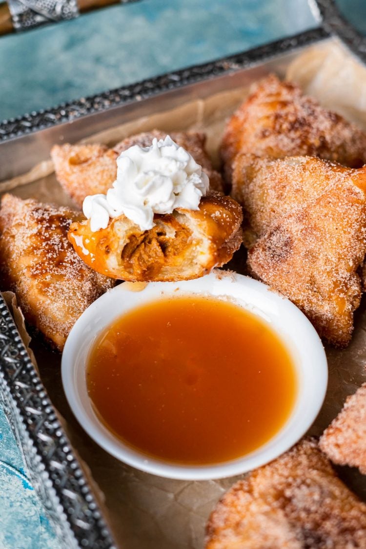 Pumpkin Pie Samosas - Masala and Chai