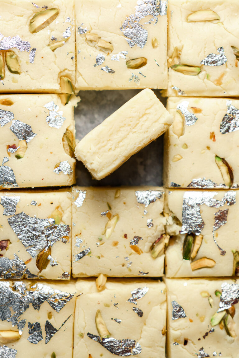 Plain Milk Barfi (Indian Milk Fudge) - Masala and Chai