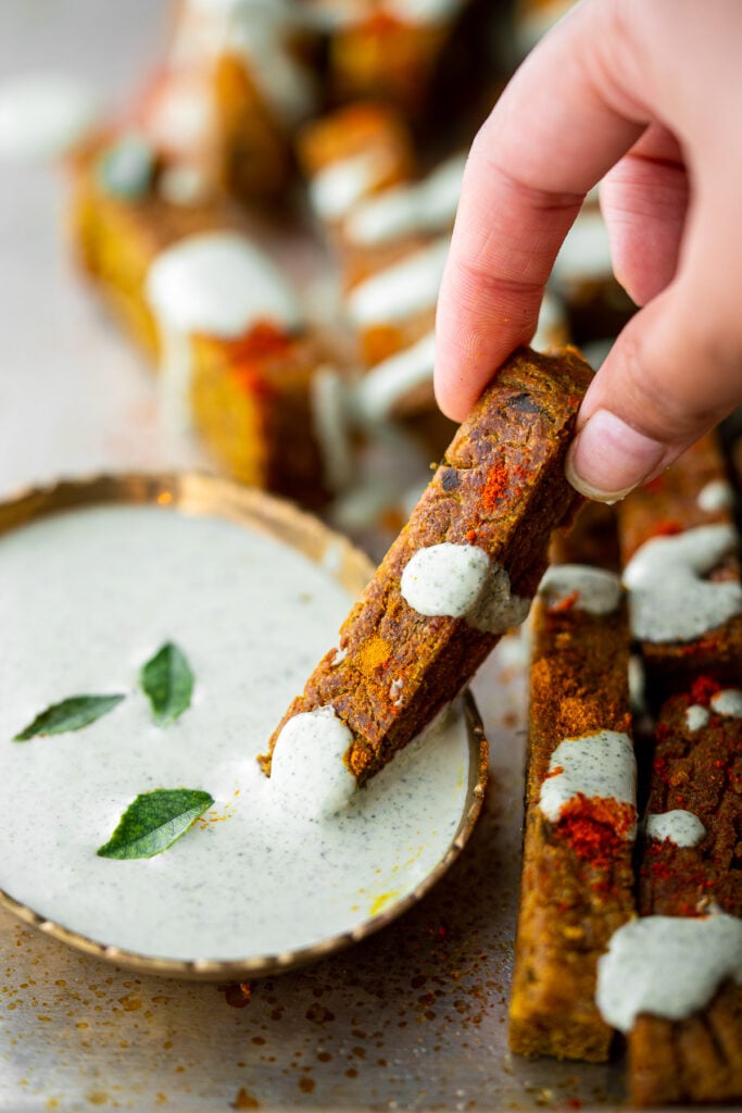 Indian Chickpea Fries - Masala and Chai