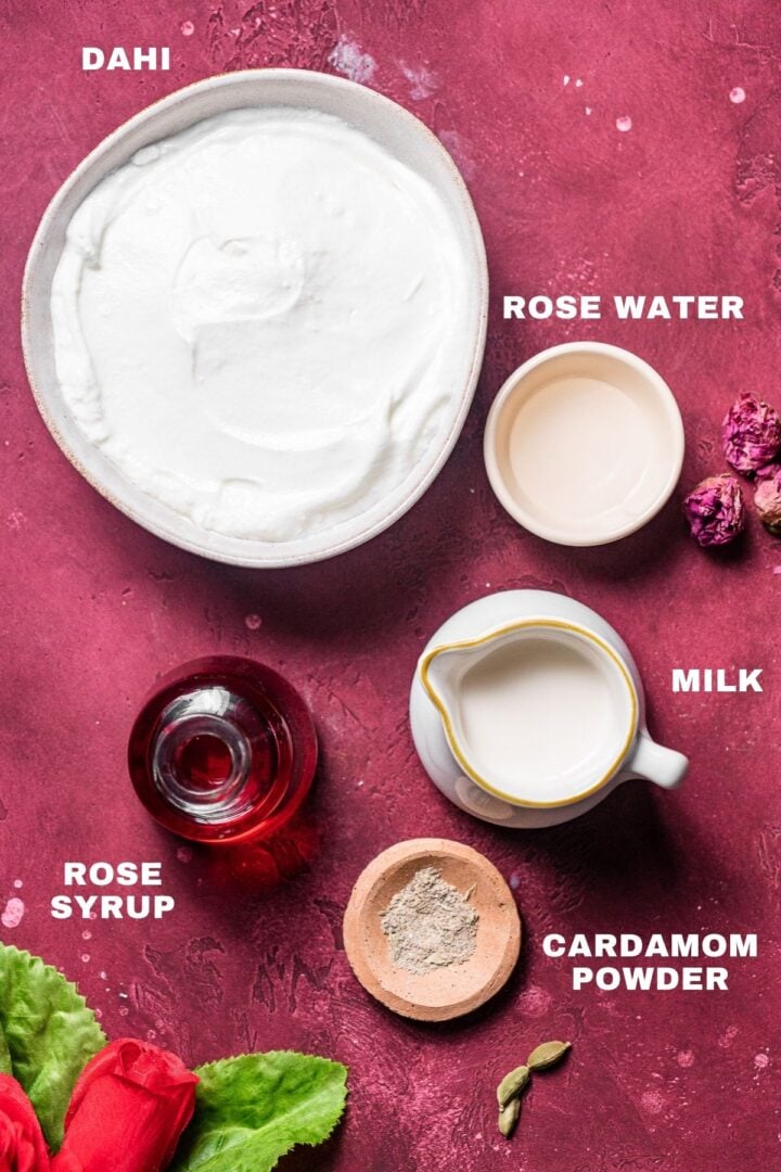 Rose Lassi - Masala and Chai