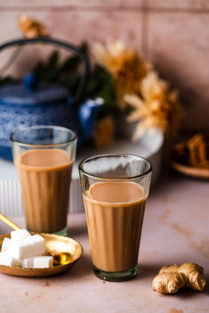 Adrak Chai (Indian-Style Ginger Tea) - Masala and Chai