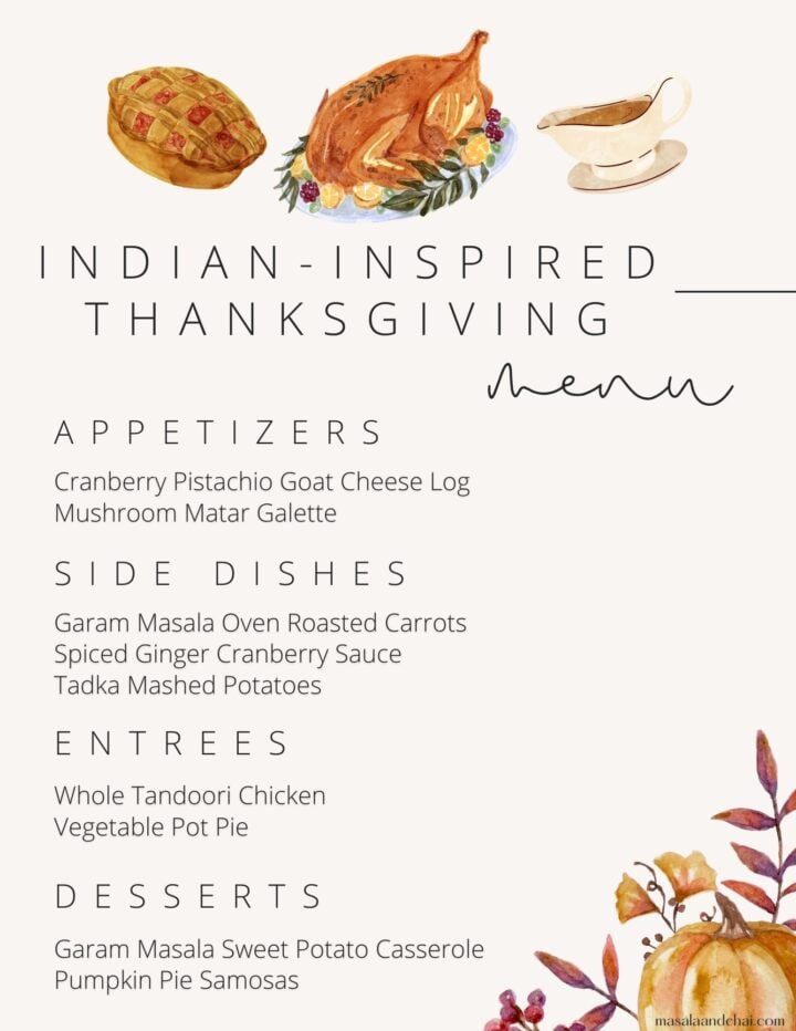25 Indian-Inspired Thanksgiving Recipes - Masala and Chai
