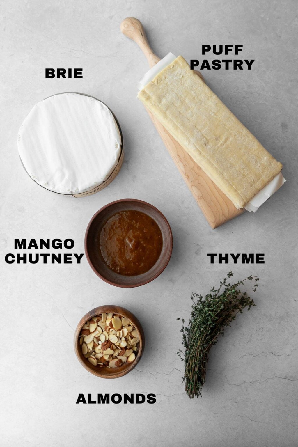 Baked Mango Chutney Brie Bites - Masala and Chai