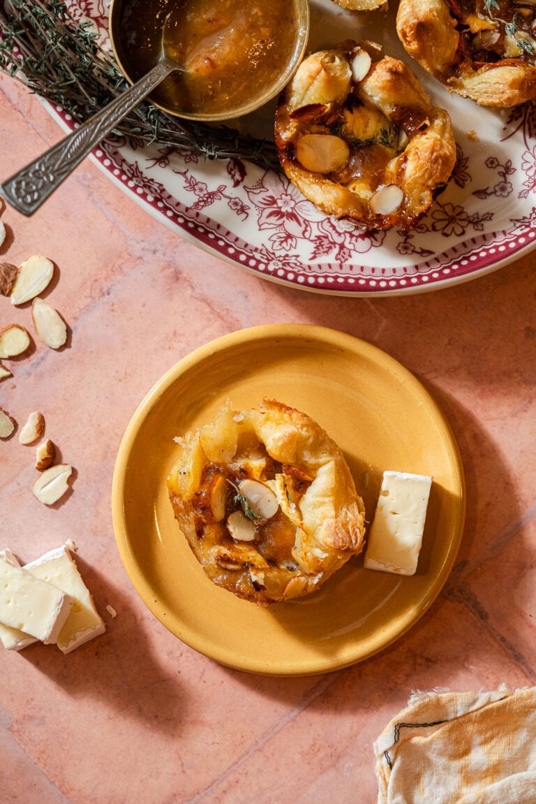 Baked Mango Chutney Brie Bites - Masala and Chai