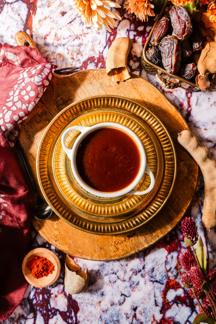 Tamarind Date Chutney (Imli Chutney) - Masala and Chai