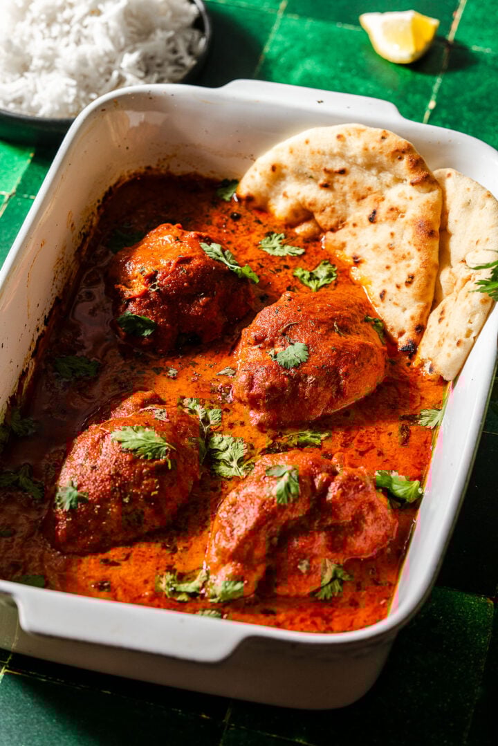 Easy Baked Butter Chicken - Masala and Chai