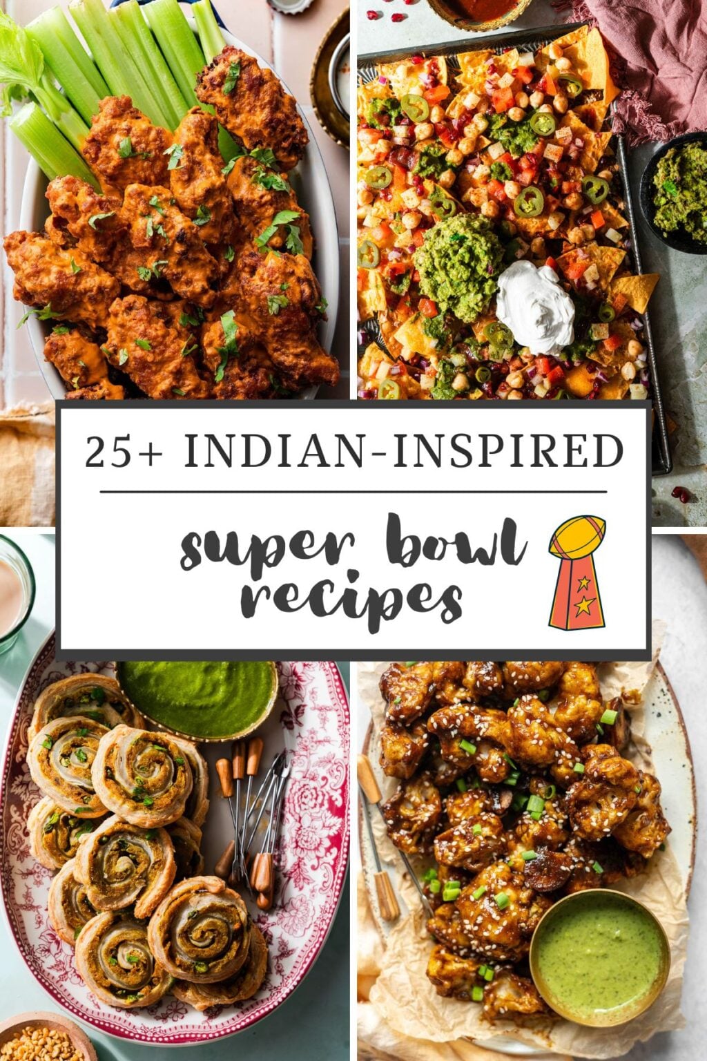 25+ Indian Fusion Super Bowl Party Foods - Masala and Chai