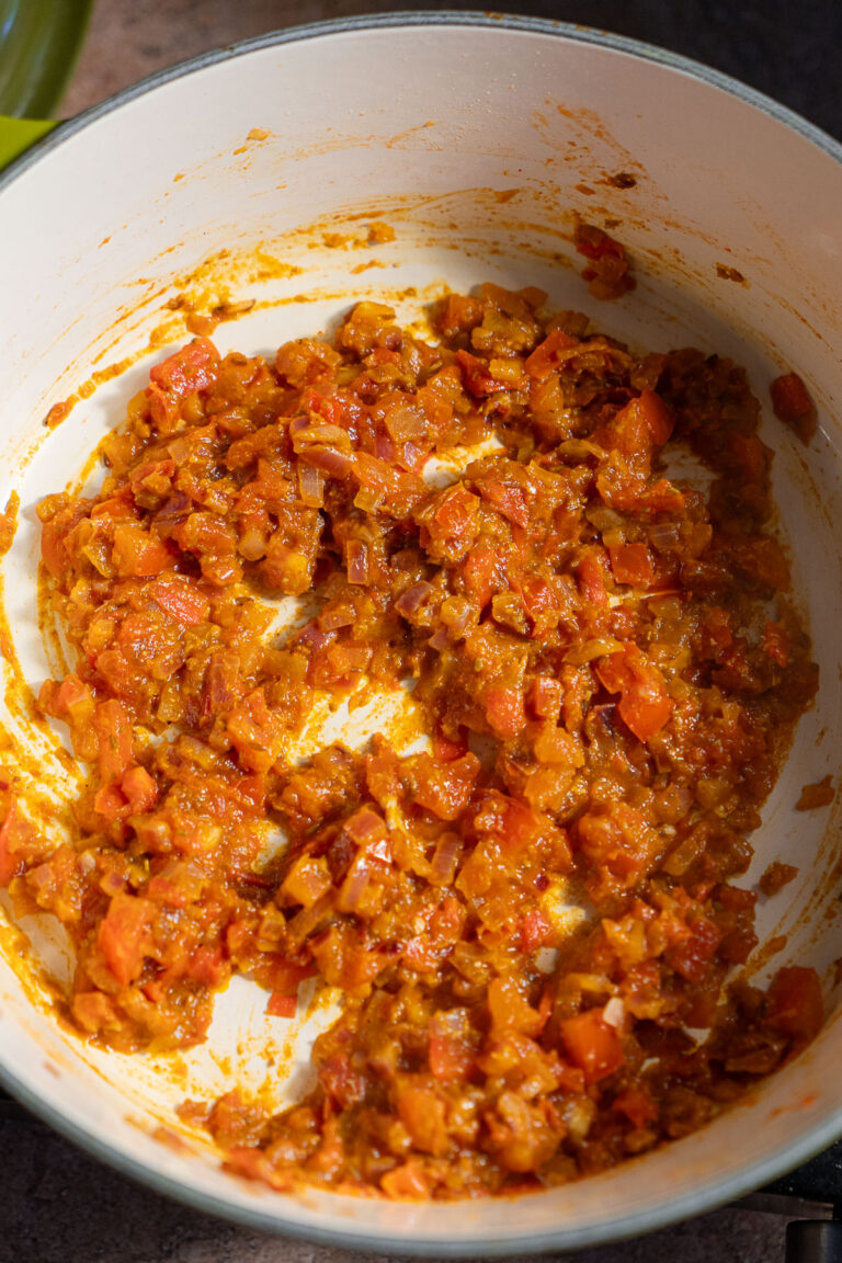 Aloo Matar (Peas and Potato Curry) - Masala and Chai