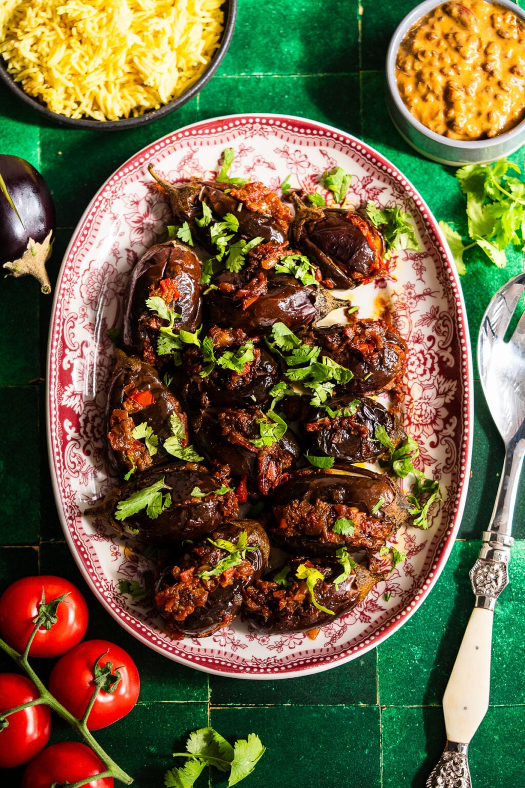Indian Stuffed Eggplants (Bharwa Baingan) - Masala and Chai