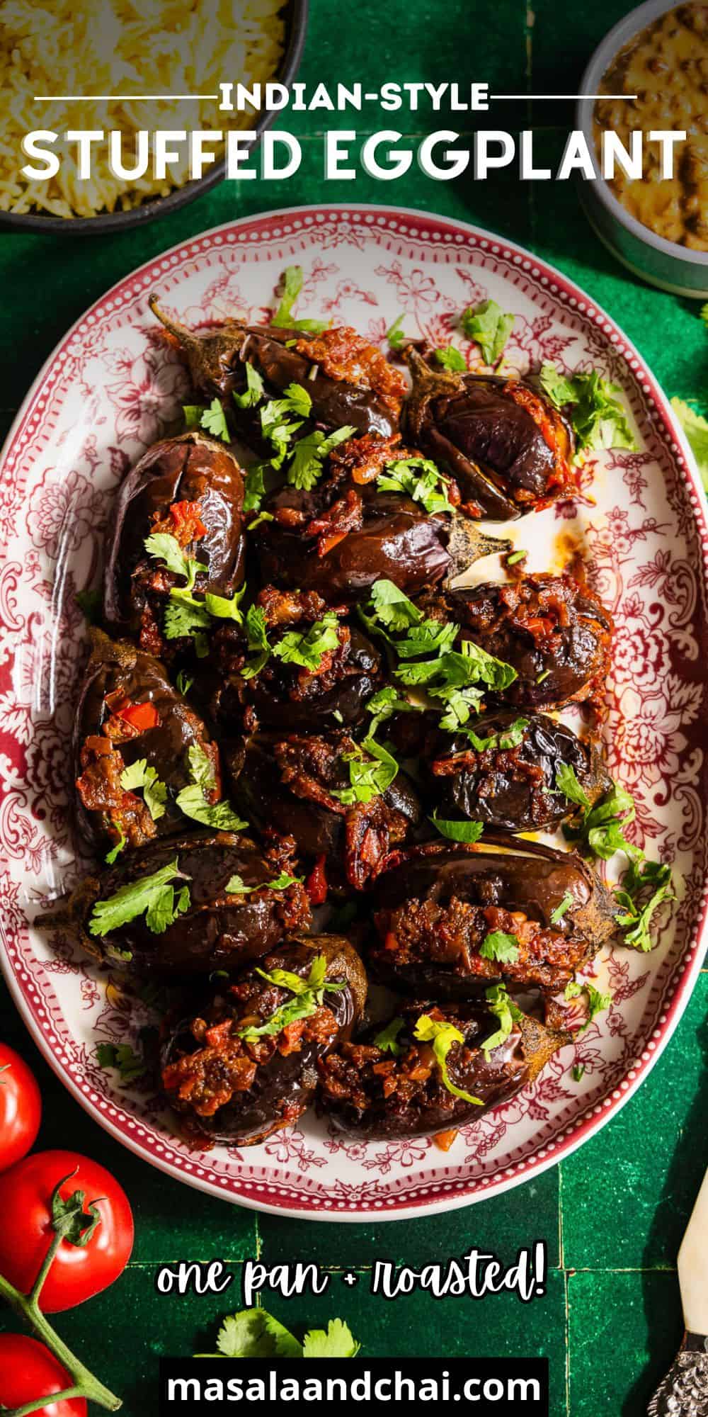 Indian Stuffed Eggplants (Bharwa Baingan) - Masala and Chai